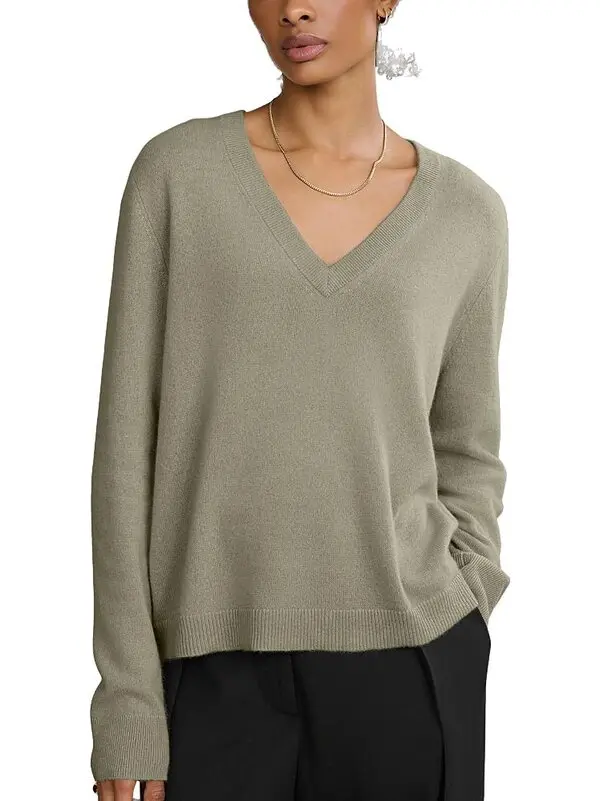 Jenni Kayne Flynn Cashmere Sweater - Sage