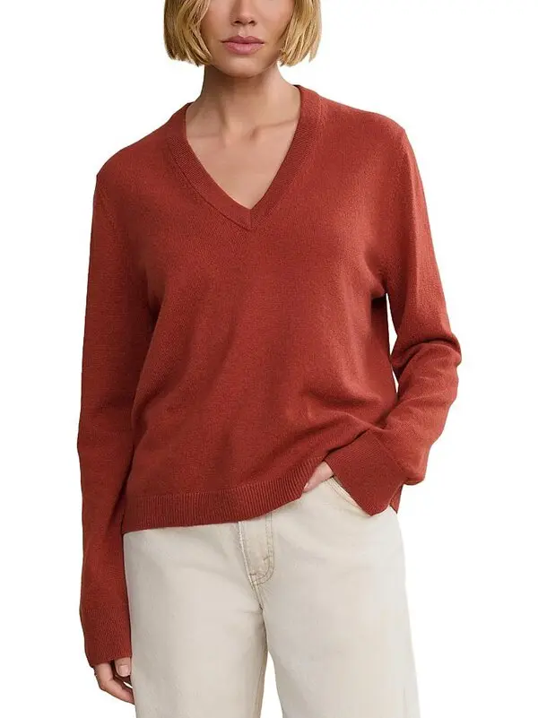 Jenni Kayne Flynn Cashmere Sweater - Sienna