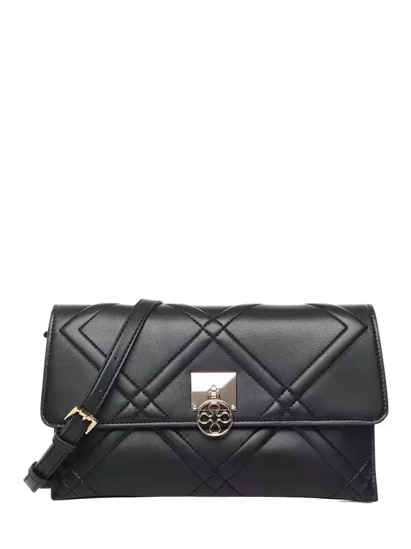 V°73 Bridget Quilted Clutch - Black