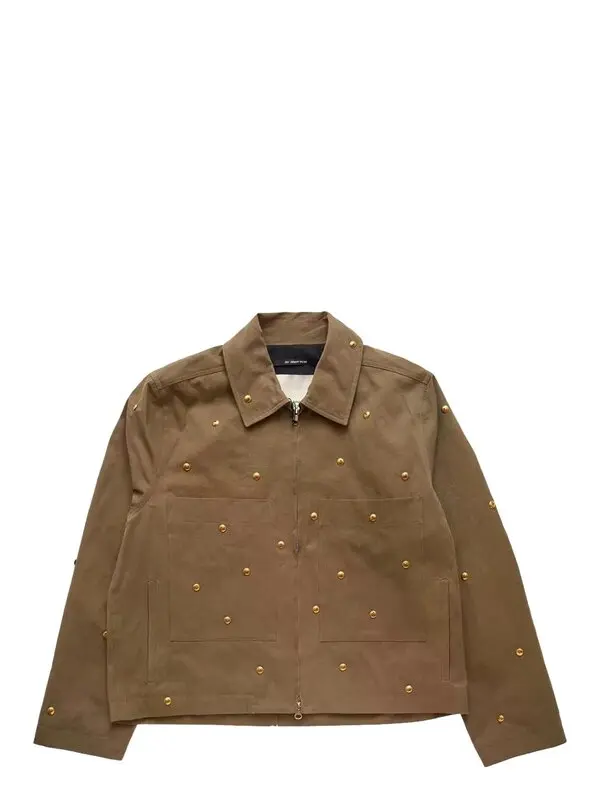 SONG FOR THE MUTE Metal Bead Pocket Jacket - Brown