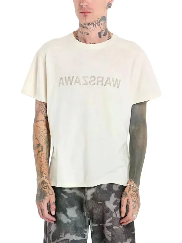 MISBHV Warszawa Cold Wave T-shirt - Neutrals