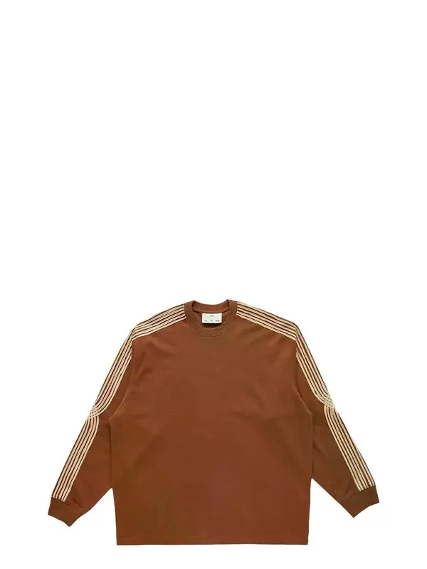 SONG FOR THE MUTE Appliqué Crew-neck Long-sleeved Sweatshirt - Brown