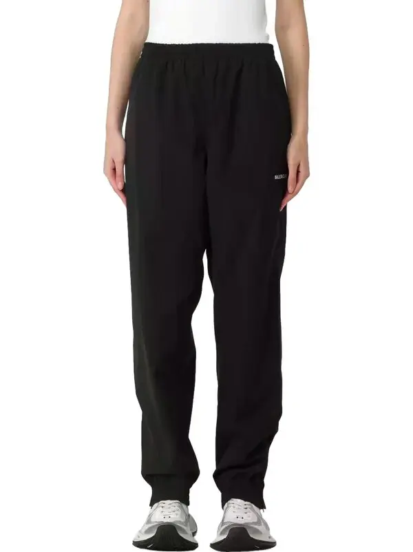 Balenciaga Elastic-waistband Track Pants - Black