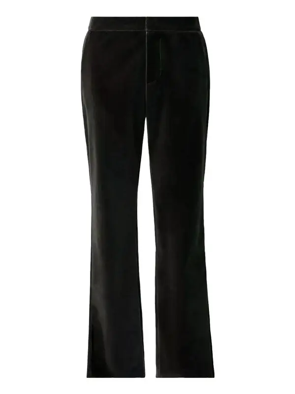 Fabiana Filippi Wide Leg Velvet Trousers - 825 Black