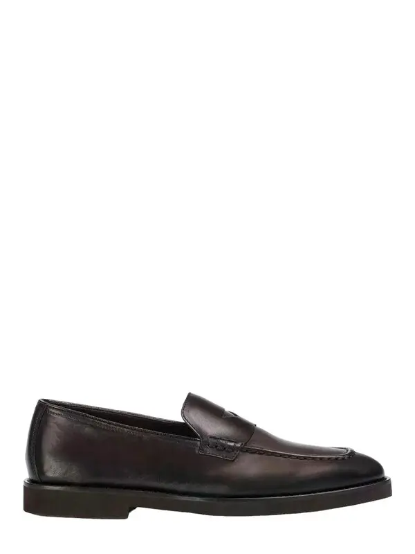 DOUCAL'S Leather Loafers - Brown