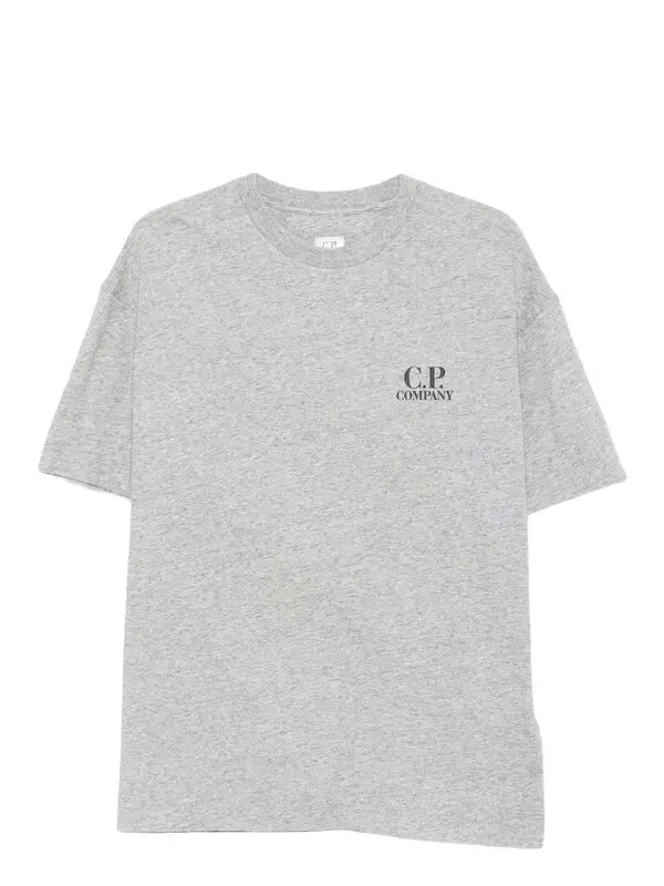 C.P. COMPANY Logo-print Cotton T-shirt - Grey
