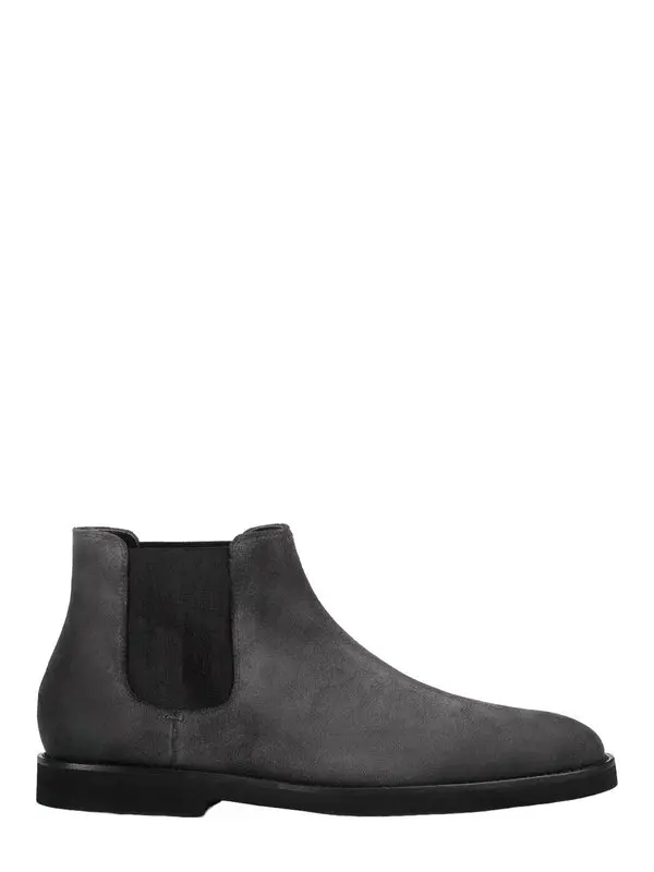 DOUCAL'S Elastic-panel Suede Chelsea Boots - Grey