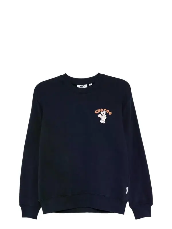 CHOCOOLATE Logo-embroidered Sweatshirt - Blue