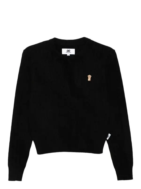 CHOCOOLATE Logo-embroidered Jumper - Black