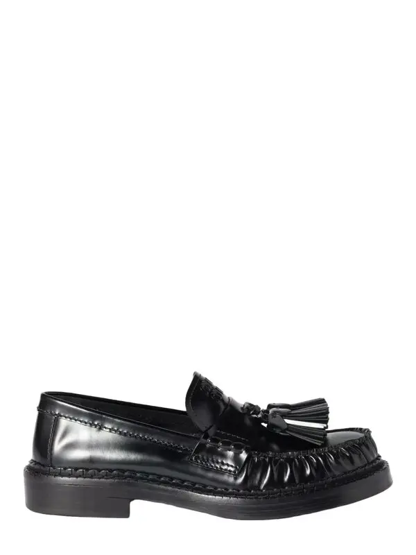 Miu Miu Tassel-embellished Loafers - Black