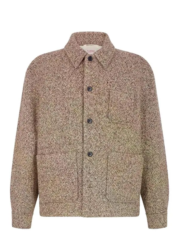 FURSAC Tweed-pocket Jacket - Brown