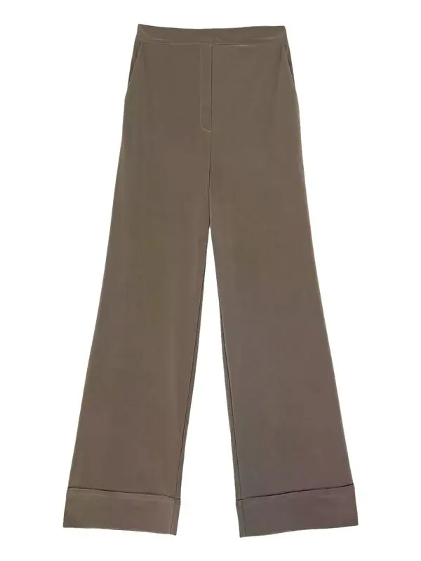 Malìparmi Contrast-stitching Trousers - Brown