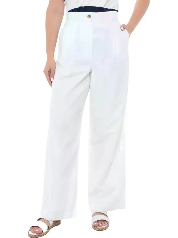 Tommy Hilfiger Wide-leg Trousers - White