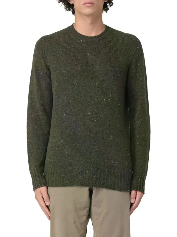 DRUMOHR Speckled Round-neck Sweater - Green