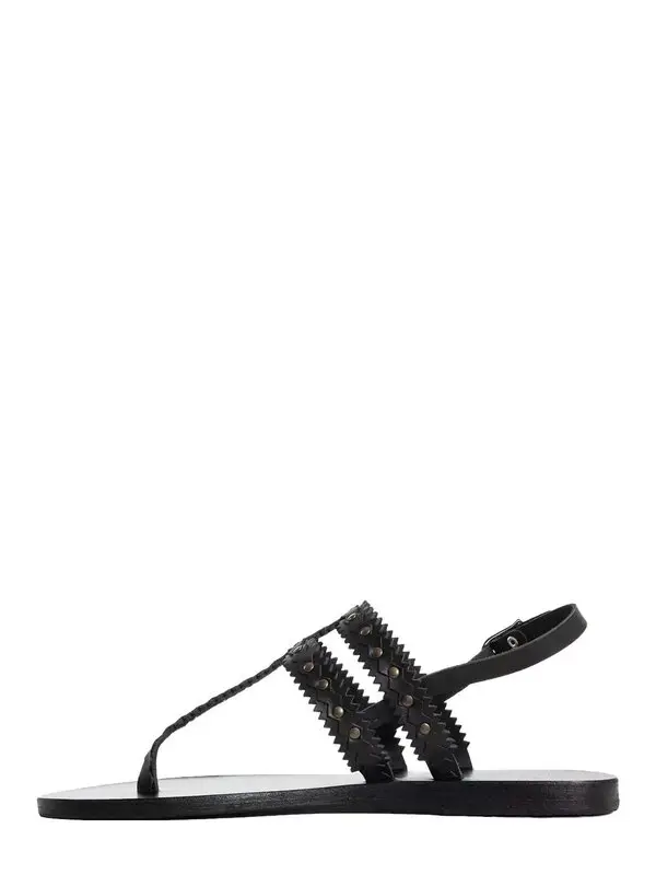 ANCIENT GREEK SANDALS Vesta Studded Sandals - Black