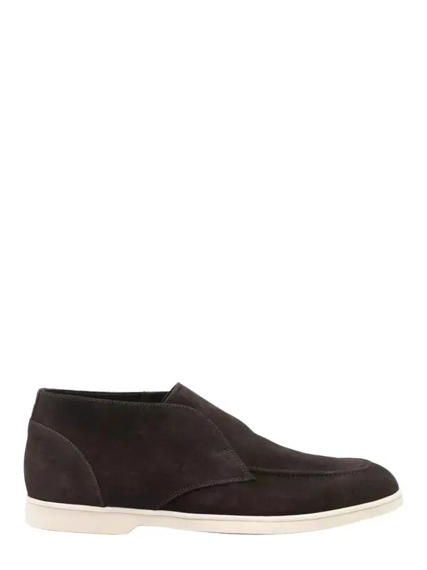 DOUCAL'S Suede Slip-on Boots - Brown