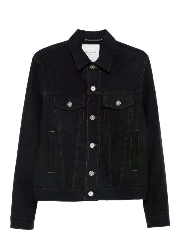 Jacob Cohen Button-fastening Flap-pocket Denim Jacket - Blue
