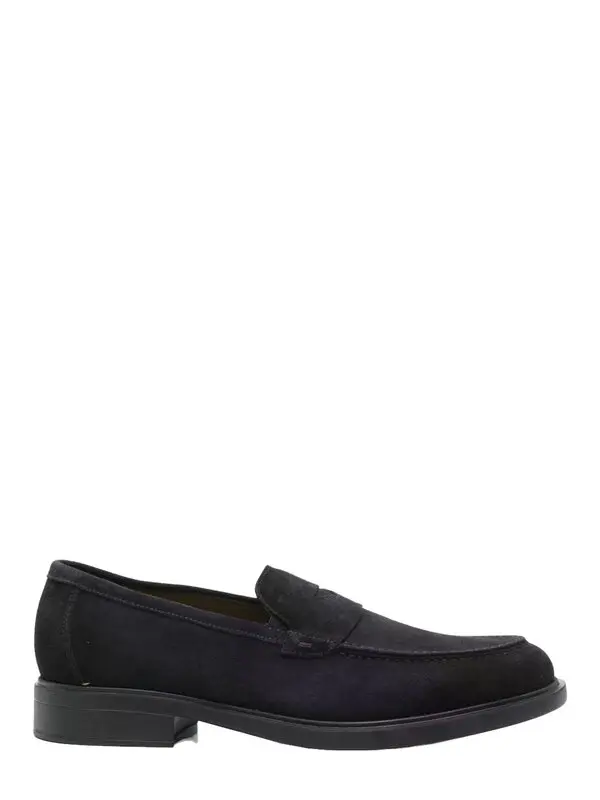DOUCAL'S Suede Penny Loafers - Blue