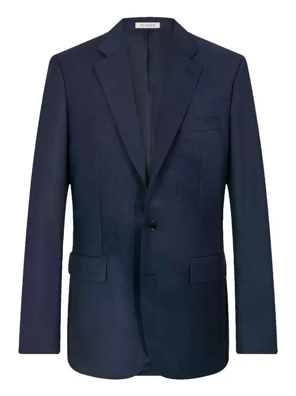 FURSAC Two-button Wool Blazer - Blue