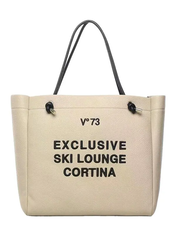 V°73 Knot-detail Tote Bag - Neutrals