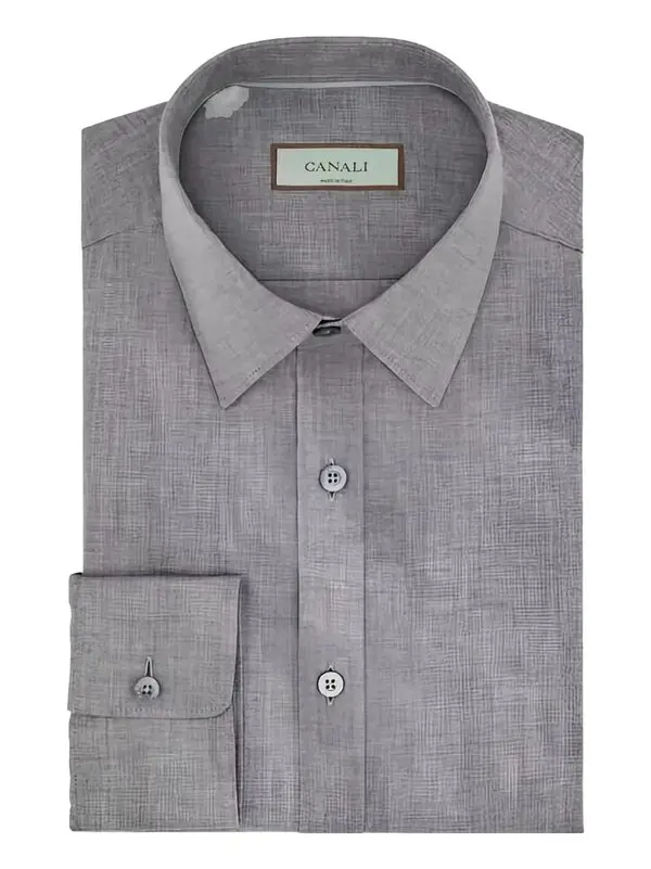 Canali Long-sleeved Shirt - Grey