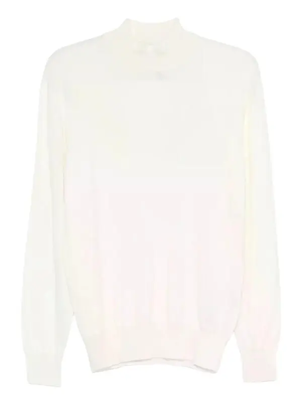 Altea Turtleneck Wool Sweater - White