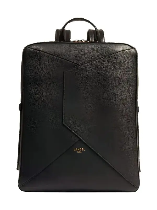 LANCEL Flap Backpack - Black