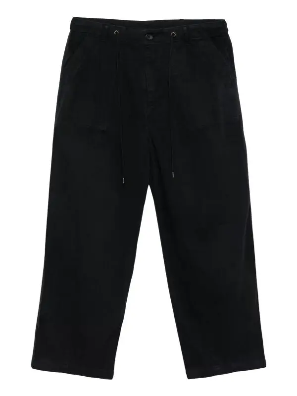 JAMES PERSE Drawstring-waist Trousers - Blue