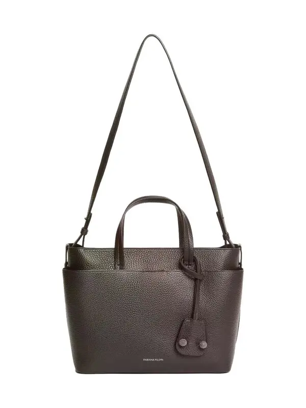 Fabiana Filippi Pebbled Leather Tote Bag - Black