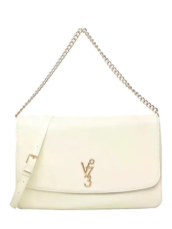 V°73 Louise Logo-plaque Shoulder Bag - Neutrals