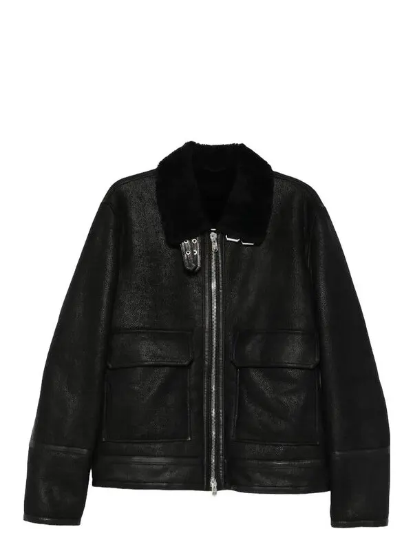 DONDUP Leather Jacket - Black