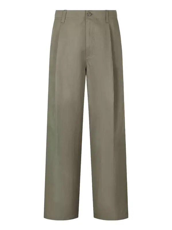 STUDIO TOMBOY Pleated Cargo Trousers - Green
