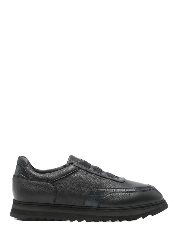 DOUCAL'S Rodrigo Textured Sneakers - Black
