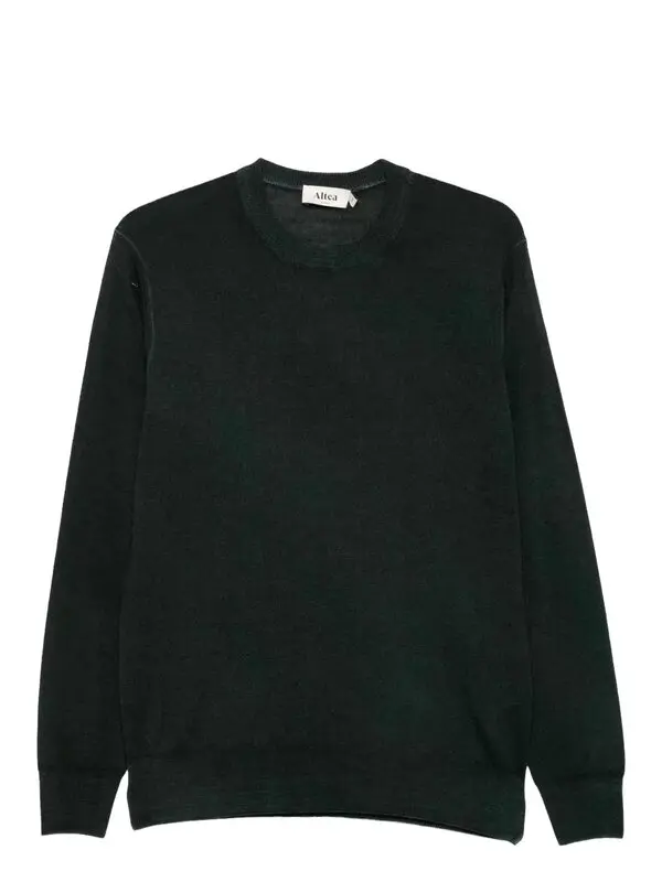 Altea Wool Crew-neck Sweater - Green