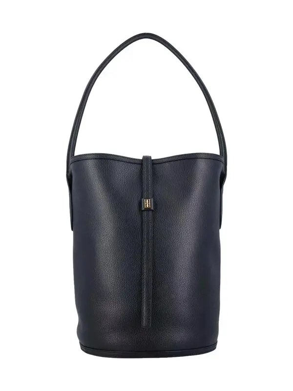 BY MALENE BIRGER Leather Bucket Bag - Black