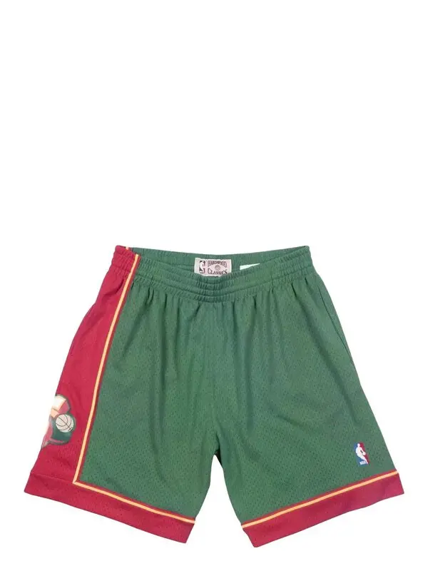 Mitchell & Ness Nba Swingman Seattle Supersonics Shorts - Green