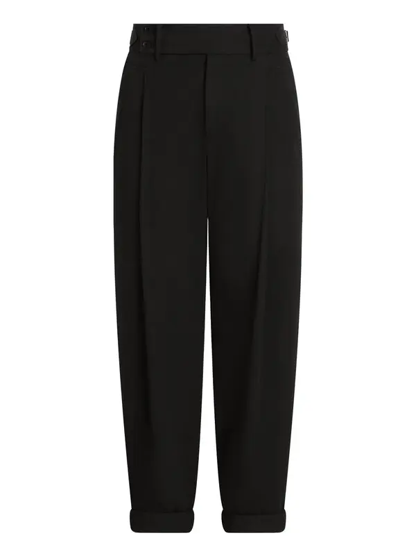 Dolce & Gabbana Cotton Twill Pants - Black
