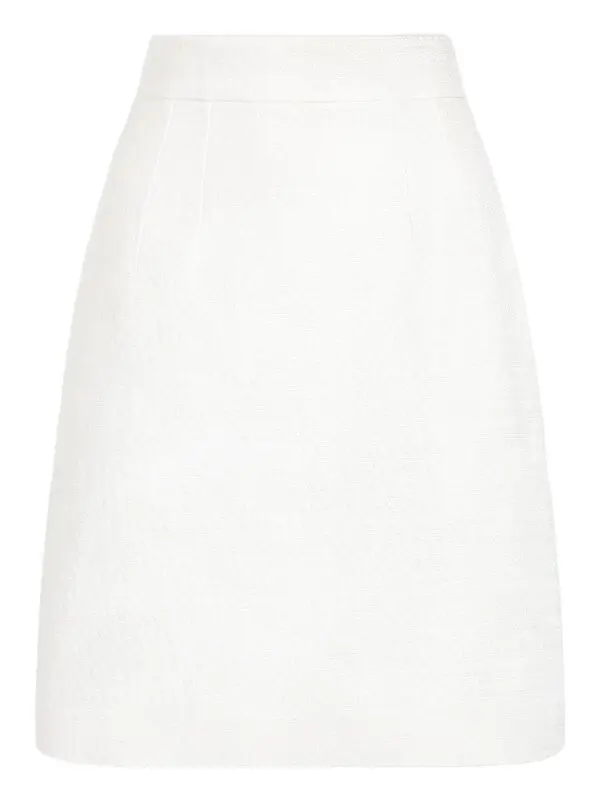 Dolce & Gabbana A-line Mini Skirt - White