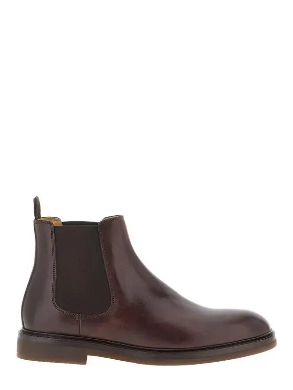 Brunello Cucinelli Chelsea Ankle Boots - Brown