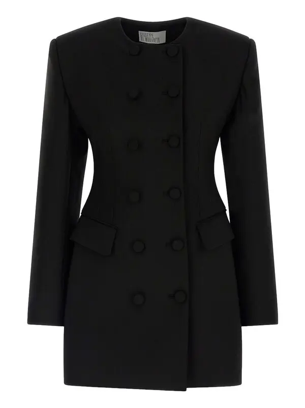 Giuseppe Di Morabito Double-breasted Blazer Dress - Black