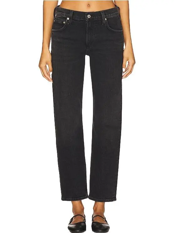 Citizens Of Humanity Anissa Low Rise Straight Jeans - Willow