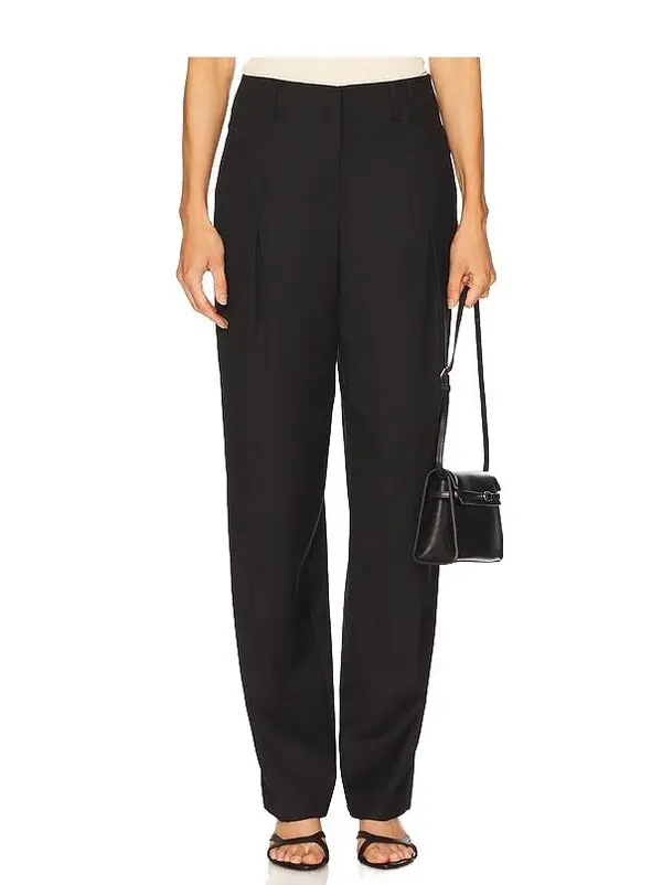 AYA MUSE Side Seam Trousers - Black