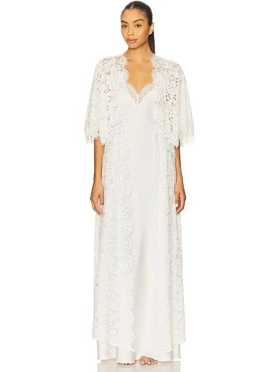 HOMEBODII Saskia Robe - White