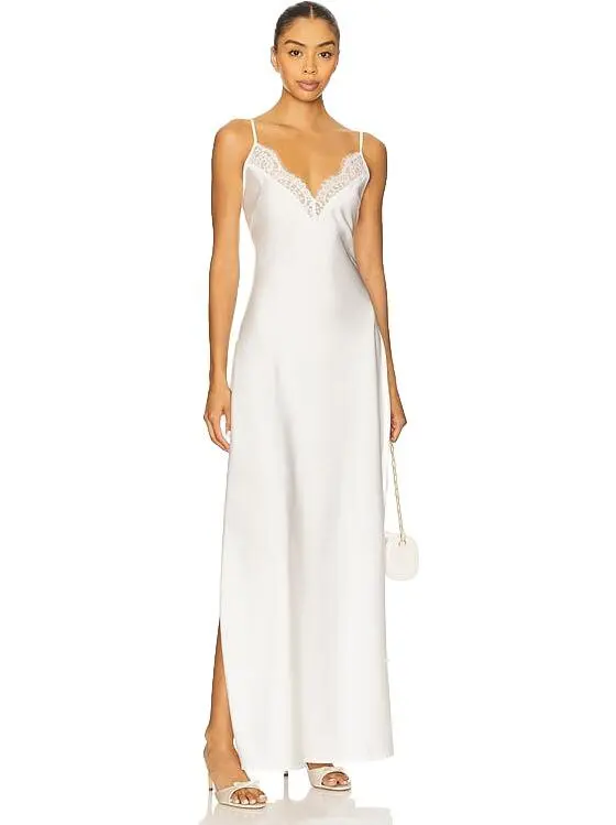 HOMEBODII Sian Long Slip - White