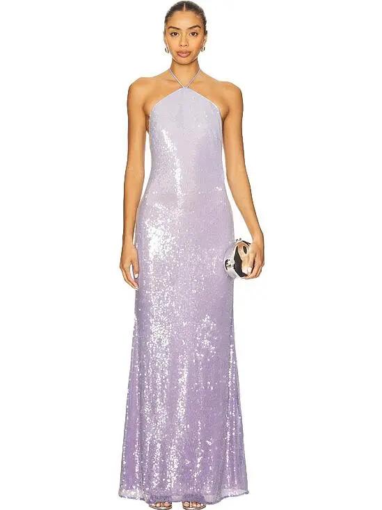 LOVERS AND FRIENDS Lena Gown - Midnight Purple Ombre