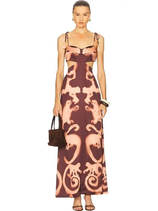 Eugenia Fernandez Alba Dress - Brown