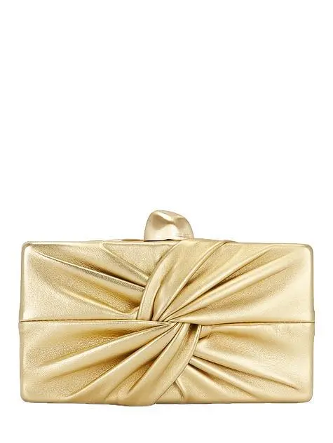 Cult Gaia Lisse Clutch - Matte Brass