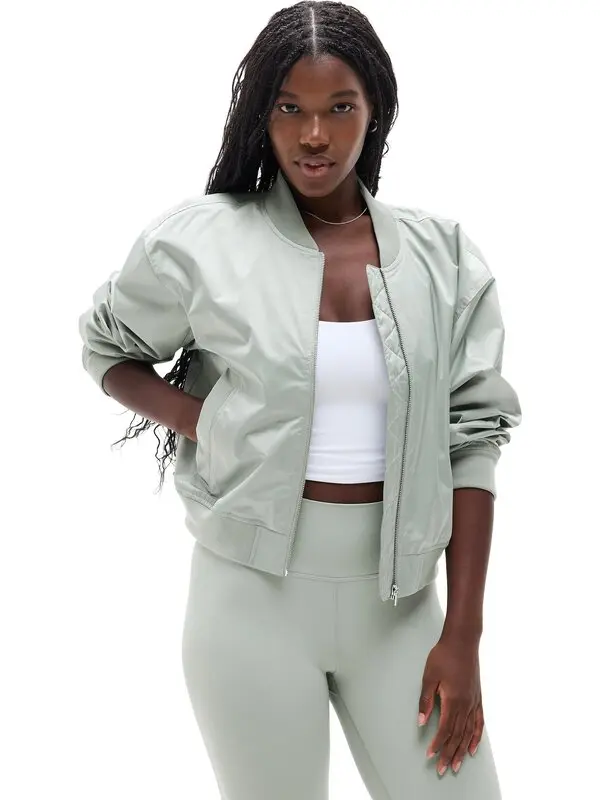 Athleta Relaxed Fit Bomber Jacket - Vera