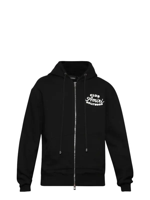 Amiri Club Zip Hoodie - Black
