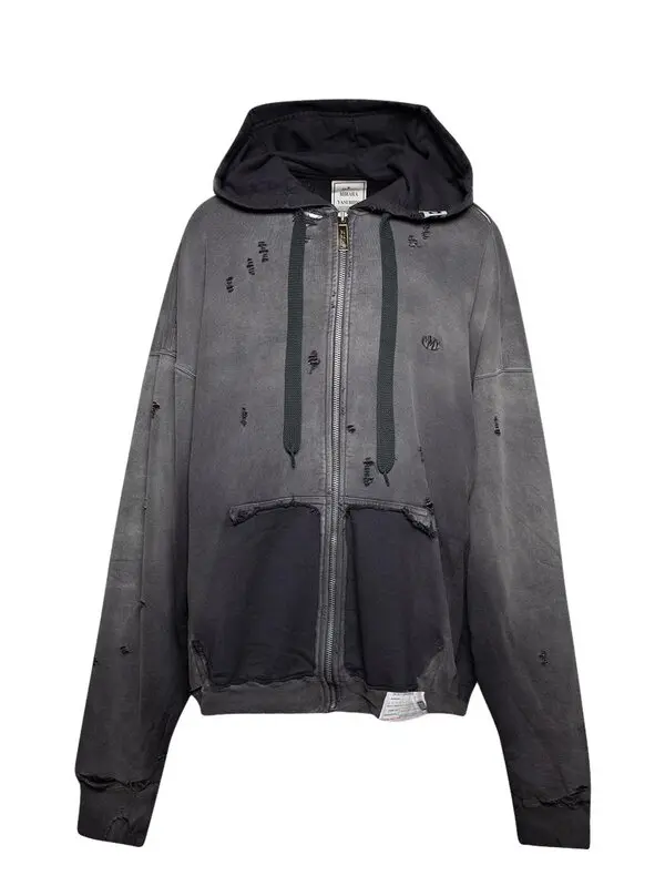 Mihara Yasuhiro Sun Faded Parka - Black